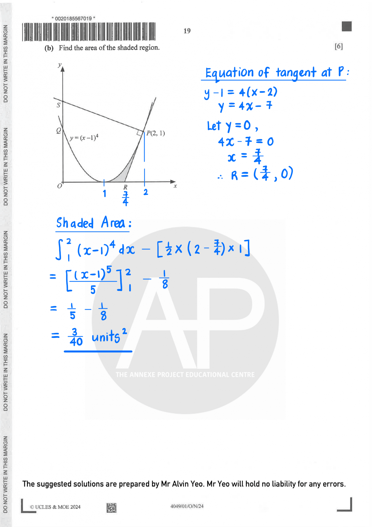 2024 GCE O LEVEL A MATH PAPER 1 SOLUTION - The Annexe Project