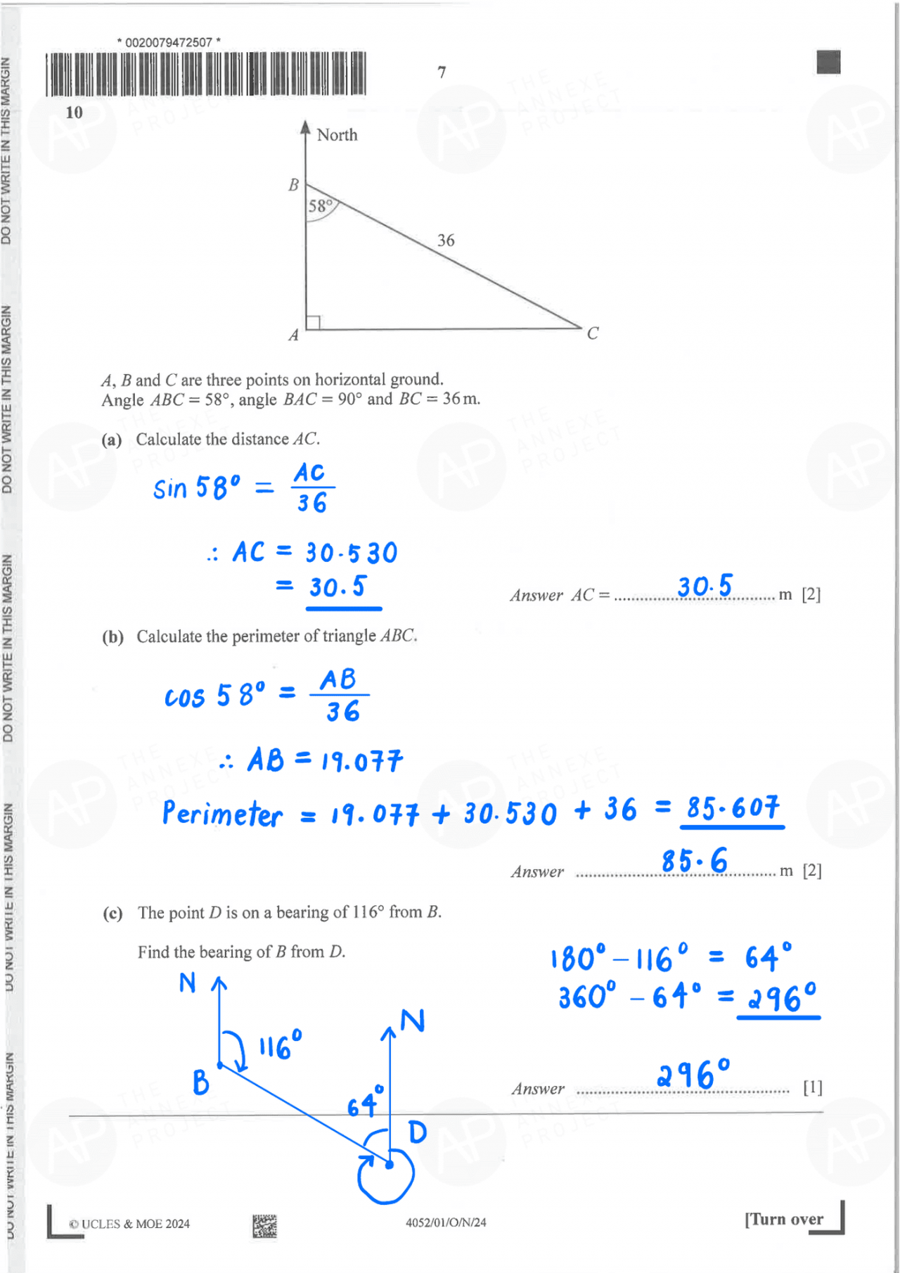 2024 O-LEVEL E MATH PAPER 1 SOLUTION - The Annexe Project