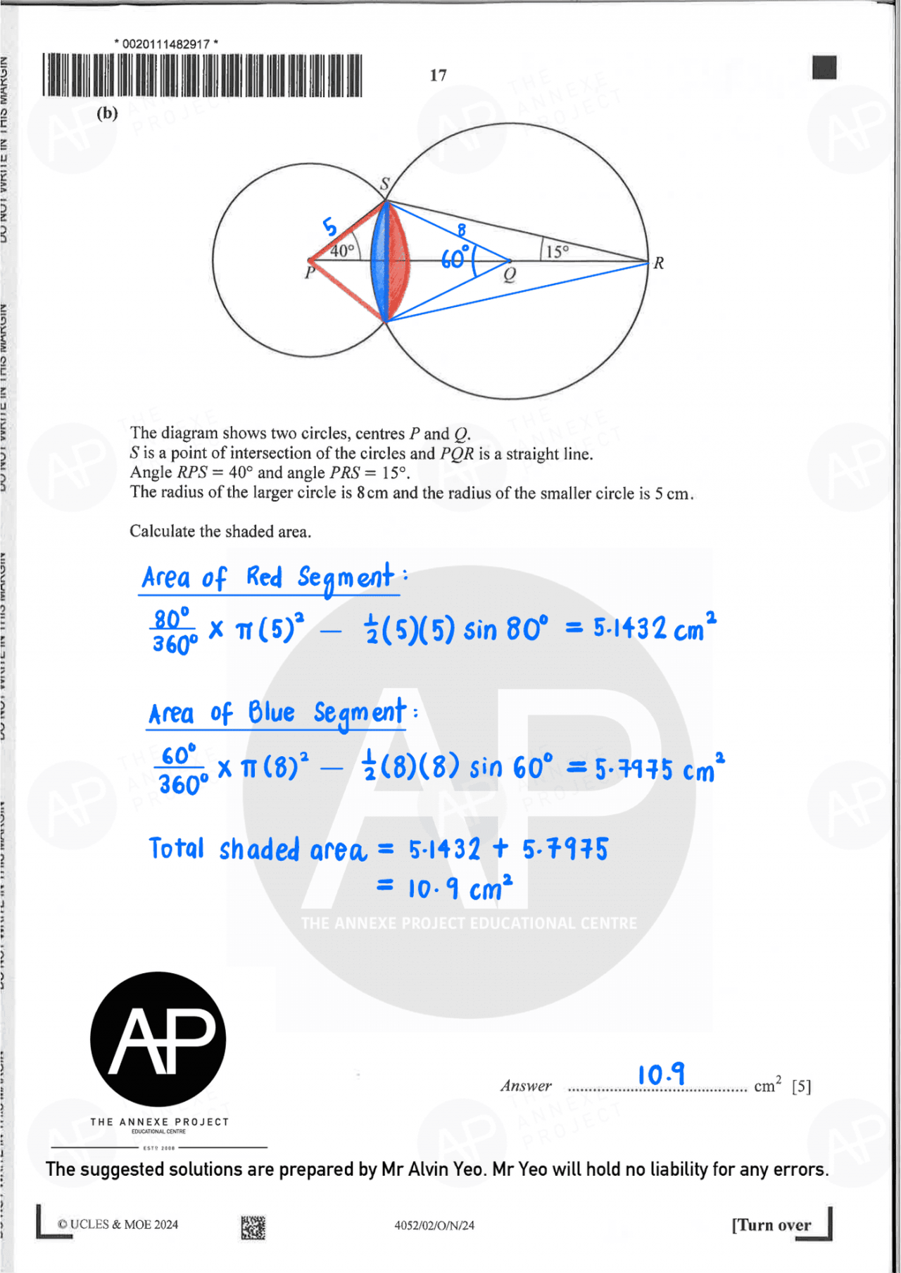 2024 GCE O-LEVEL E MATH PAPER 2 SOLUTION - The Annexe Project